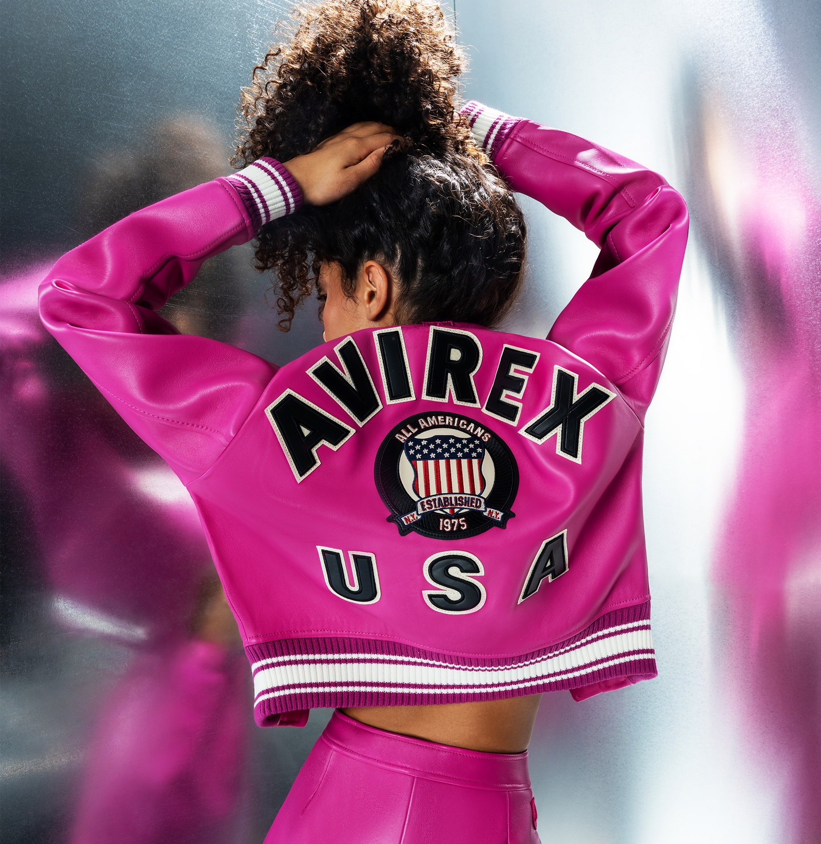 Cropped Icon Jacket – Avirex Cropped Icon Jacket – Avirex
